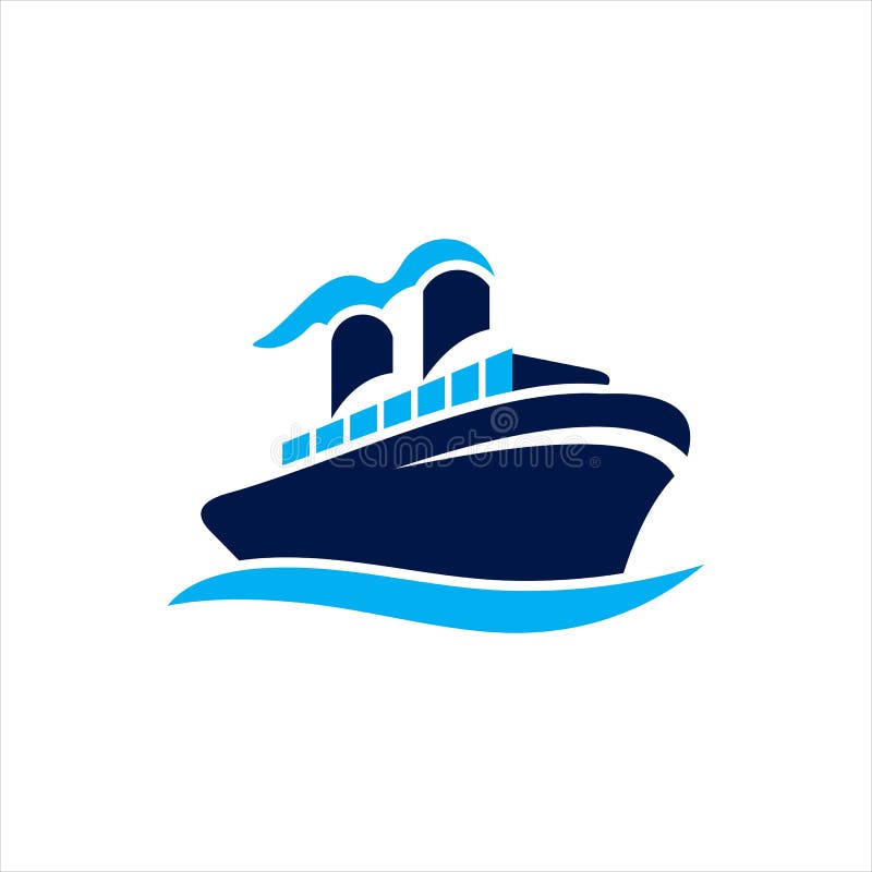 Ship Vector Logo Graphic Abstract Modern Stock Vector - Illustration of ...