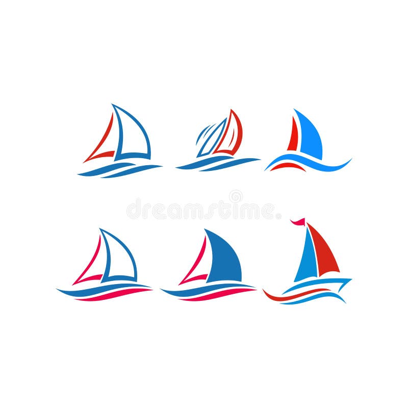 Ship Vector Logo Graphic Modern Abstract Stock Vector - Illustration of ...