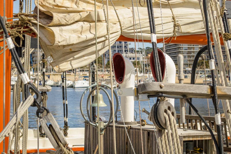 Ship Ventilation stock photo. Image of funnel, port - 236249652