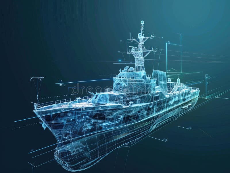 Ship Visualization with Augmented Reality Transparent Ship in Studio ...