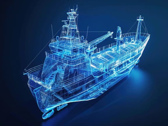 Ship Visualization with Augmented Reality Transparent Ship in Studio ...