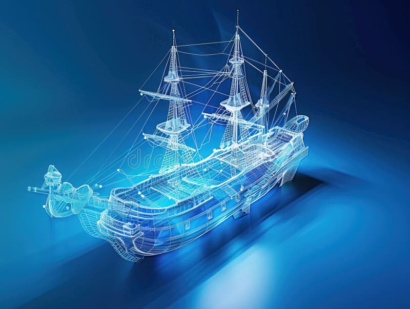 Ship Visualization with Augmented Reality Transparent Ship in Studio ...
