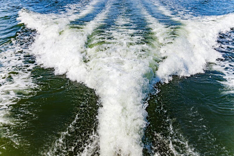 Ship wake on water stock image. Image of motion, port - 90779257