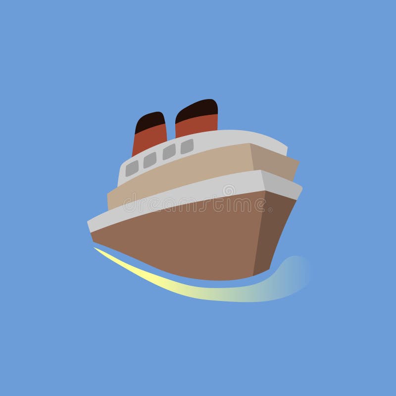 Ship and Wave Logo Design Stock Illustration Stock Vector ...