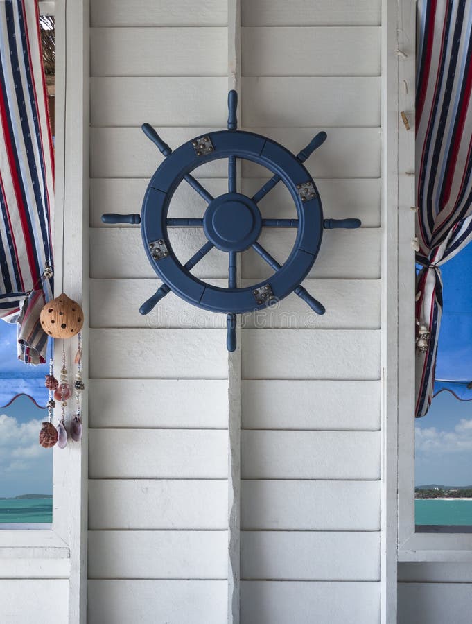 Ship Wheel stock image. Image of island, captains, sailor - 48190321