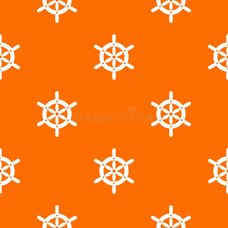 Ship Wheel Pattern Seamless Stock Vector - Illustration of seaman, hand ...
