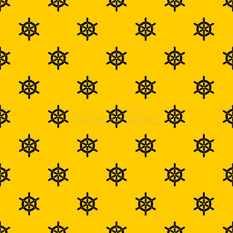 Ship wheel pattern vector stock vector. Illustration of sailing - 142669934