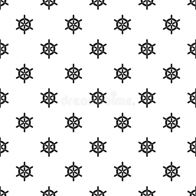 Ship wheel pattern vector stock vector. Illustration of captain - 91195481