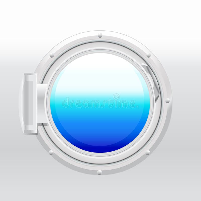 Ship window stock vector. Illustration of maritime, porthole - 43266120