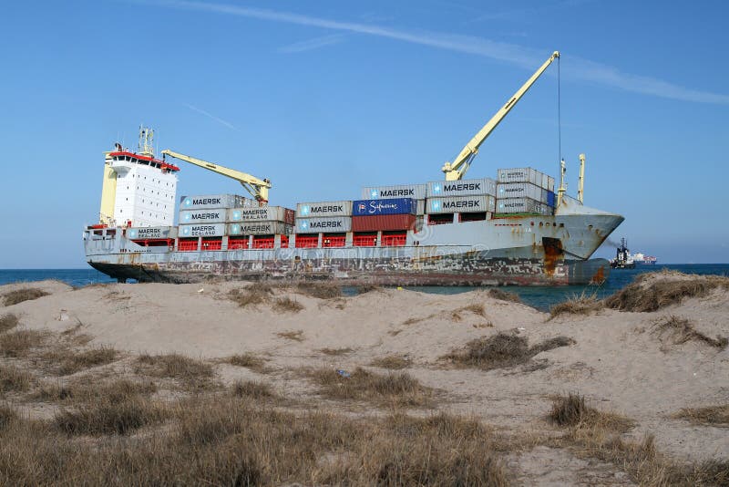 Ship wreck editorial photography. Image of ship, aground - 26974242
