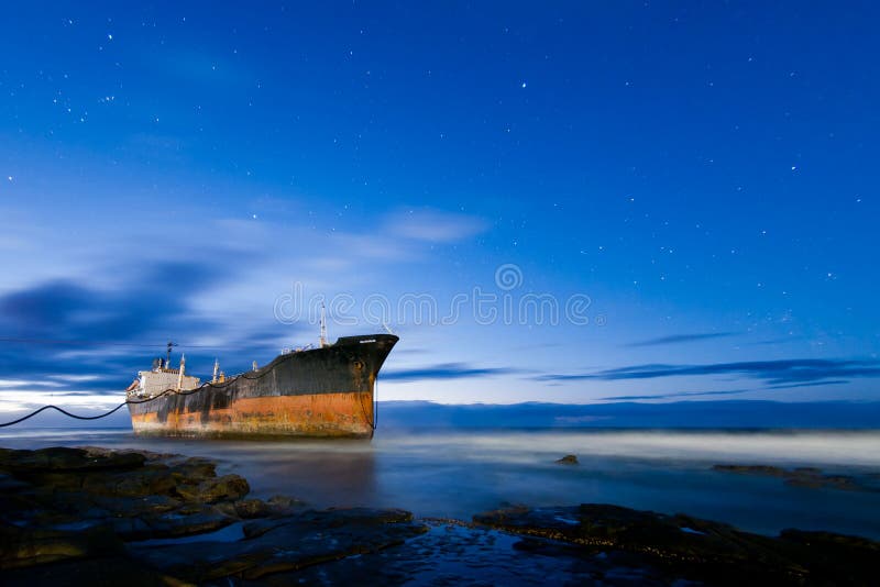 Ship Wreck South Africa stock image. Image of ship, hull - 39589957