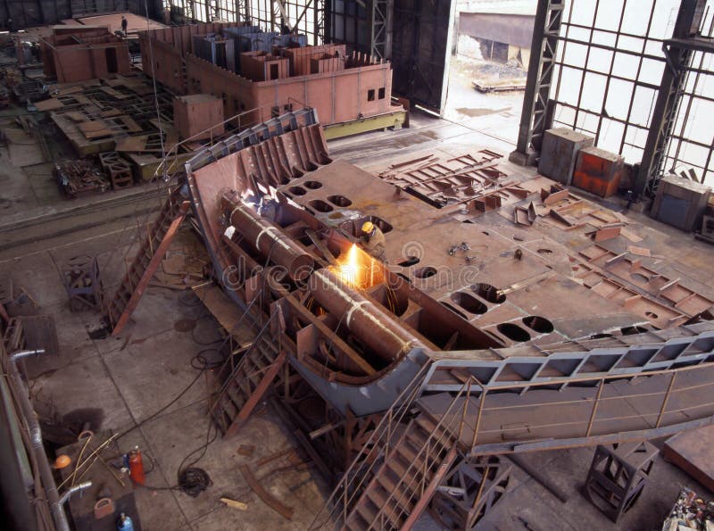 Shipbuilding, ship repair stock photo. Image of freight - 2403630