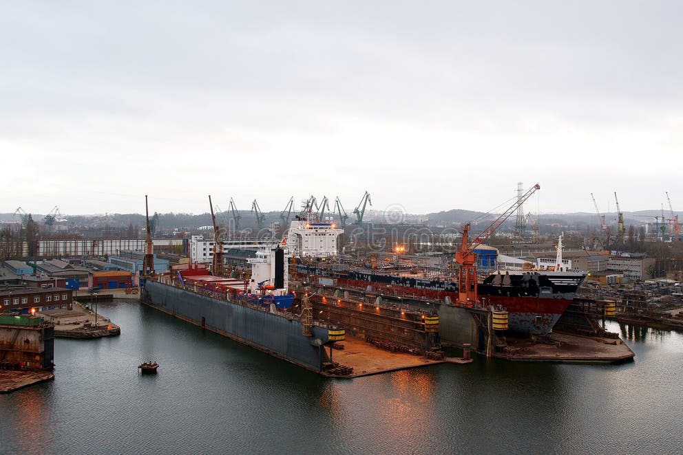 Shipbuilding view stock photo. Image of pull, industry - 19003080