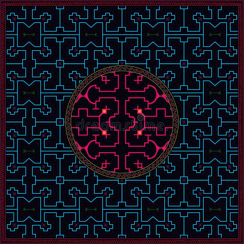 5 of 12 Shipibo Conibo Artwork Patterns HD Set Stock Vector ...