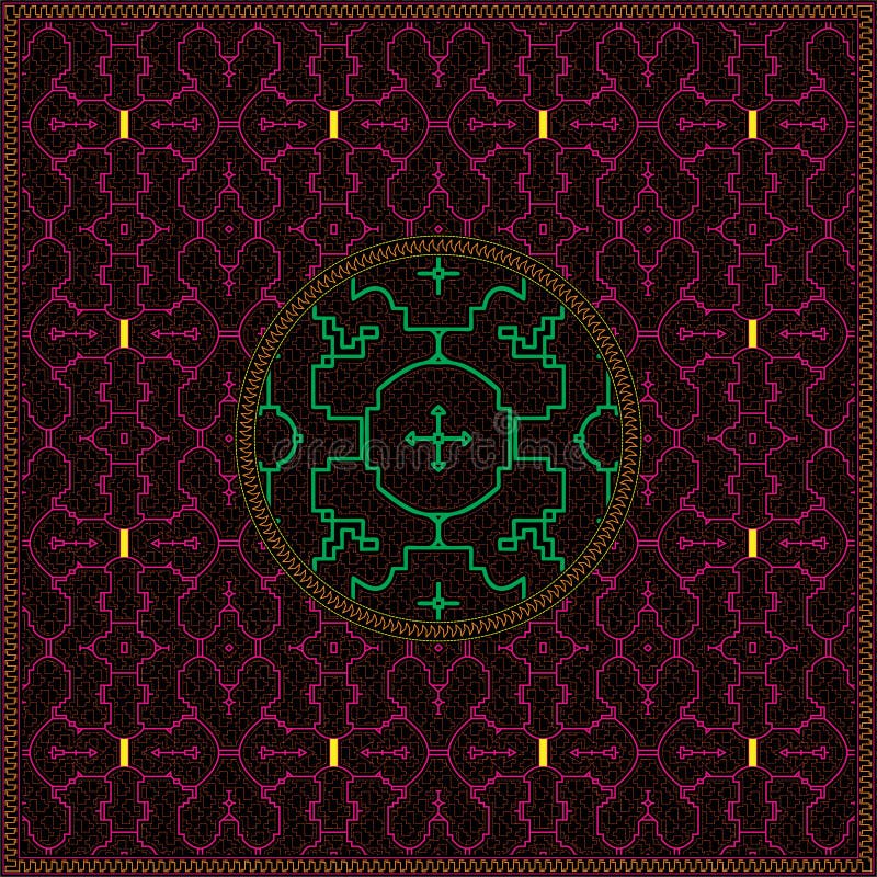 3 of 12 Shipibo Conibo Artwork Patterns HD Set Stock Vector ...