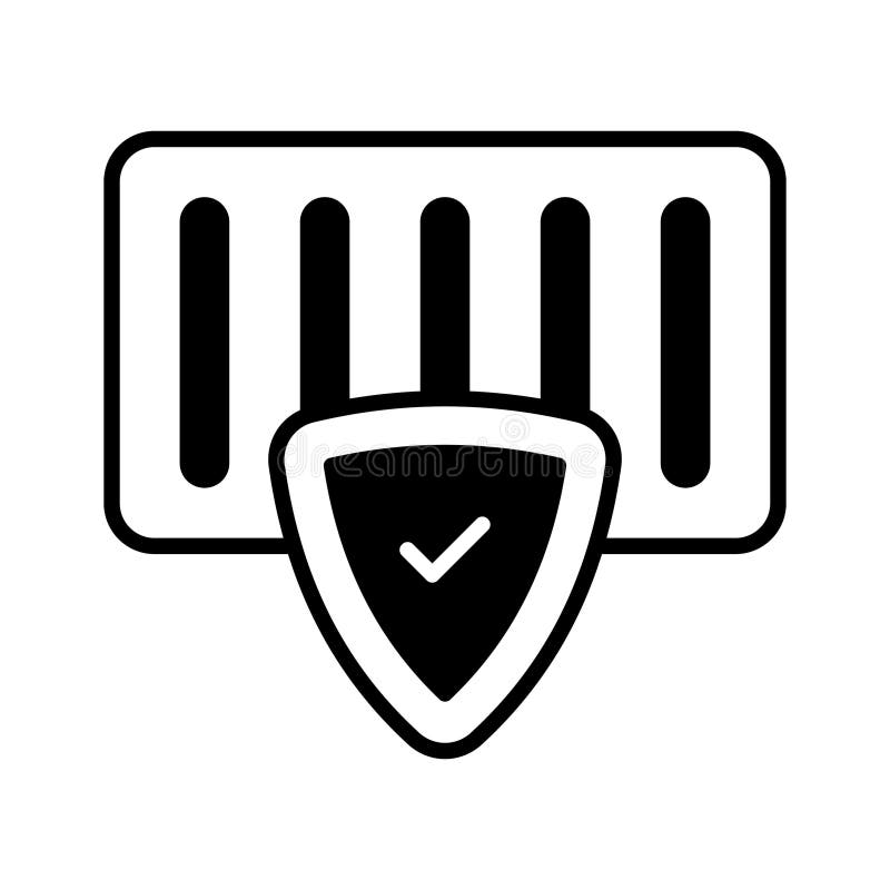 Shipment Container with Safety Shield Showing Concept Icon of Shipment ...