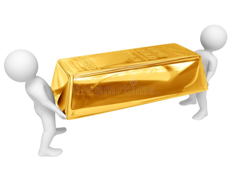 Shipment of gold stock illustration. Illustration of background - 8528720