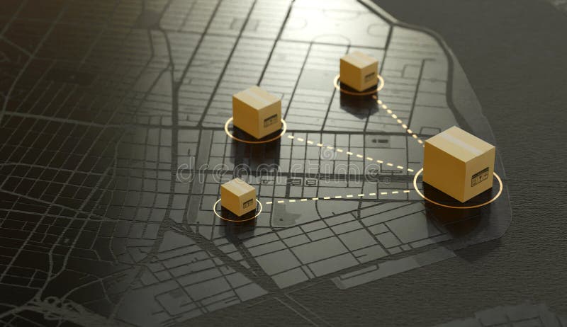 Shipment Logistic Concept. Product Shipping Packing, Container Cargo ...