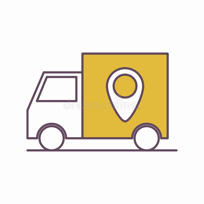 Shipment tracking icon stock illustration. Illustration of document ...
