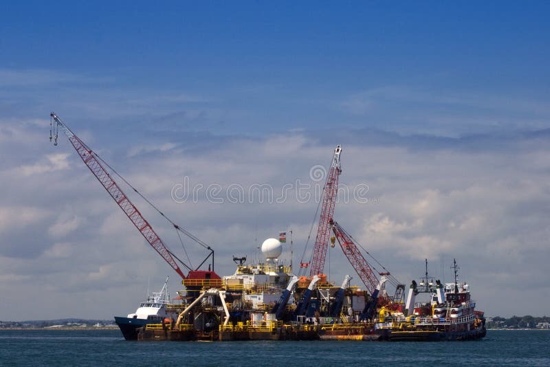 Shipping Barge stock photo. Image of transport, atlantic - 5926806