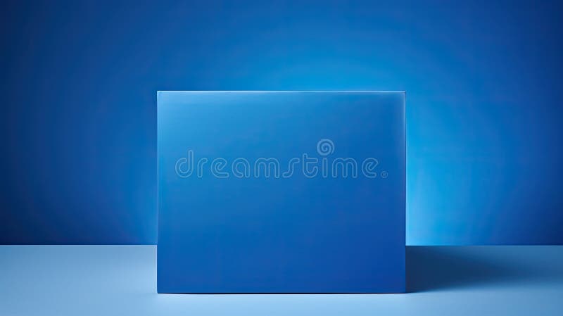Shipping blue package stock illustration. Illustration of container ...