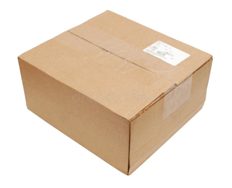 Shipping box stock image. Image of storage, card, paper - 12752579