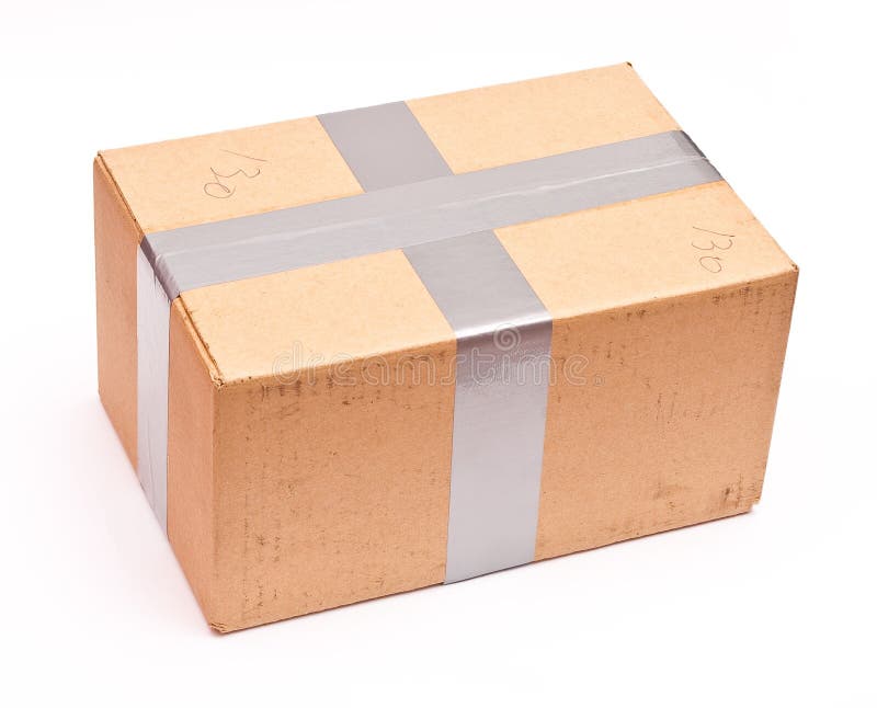 Shipping box stock image. Image of parcel, transport - 13418635