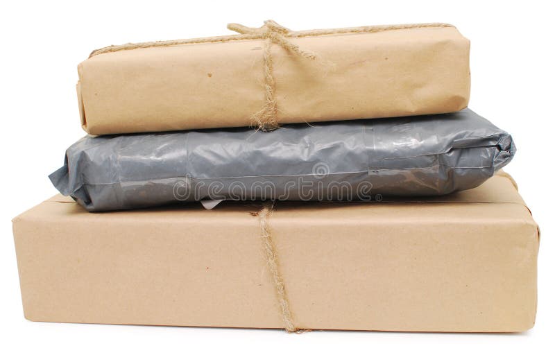 Shipping boxes stock image. Image of storage, brown, gift - 17266377