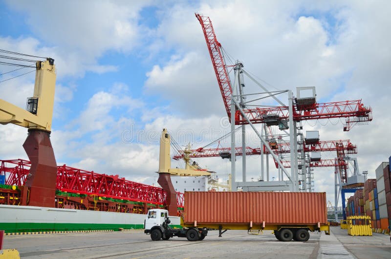 Shipping and cargo stock image. Image of shipping, shipyard - 35269477