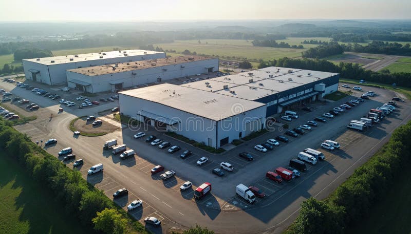 Shipping Center Postal, Express Shipping, Parcel Standing, Delivering ...