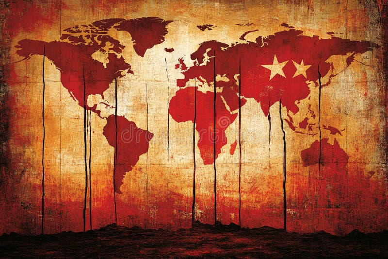 Shipping Container Hanging, World Map, Trade Map, Trade War, Graph ...