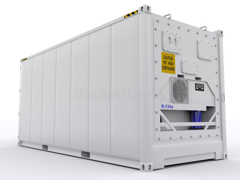 Shipping Container Isolated Stock Illustration - Illustration of ocean ...