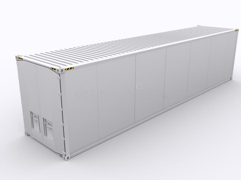 Shipping Container White Background Stock Illustrations – 47,386 ...