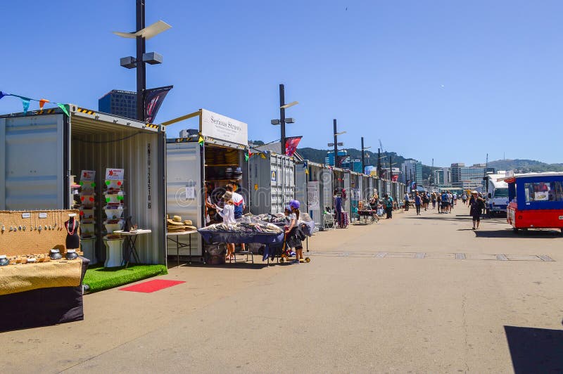 Shipping Container Mall stock image. Image of outdoor - 280564057