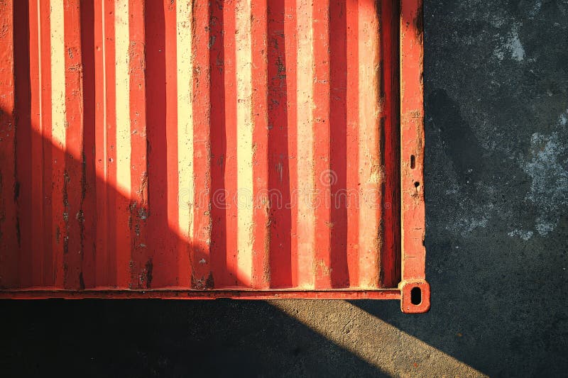 Shipping Container Shadow and Texture Stock Illustration - Illustration ...