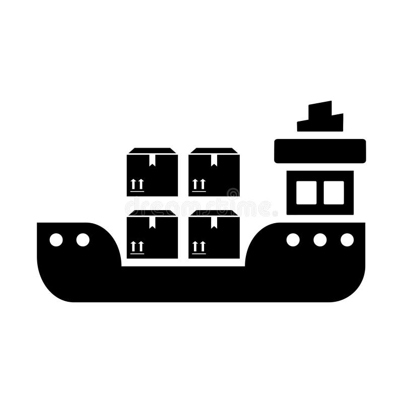 Shipping Delivery Icon stock vector. Illustration of vector - 291881739