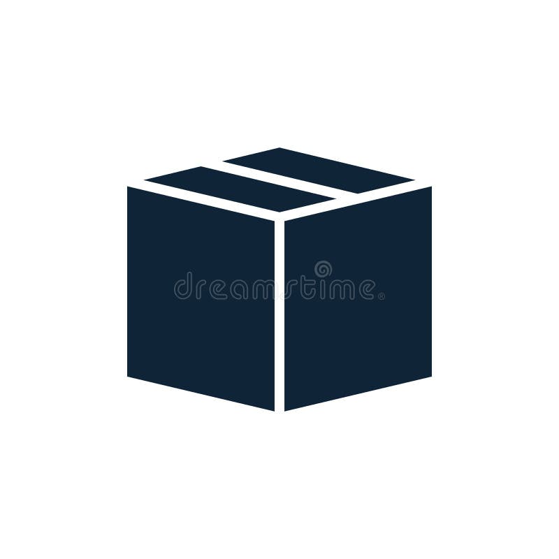 Cargo Container Symbol. Package Box or Container Icon Stock Vector ...