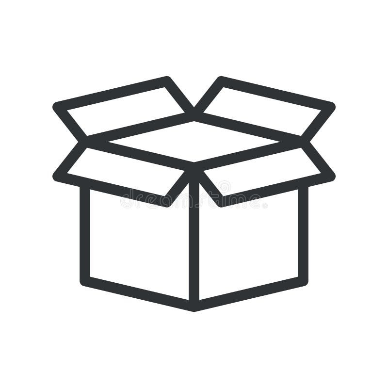 Cargo Container Symbol. Package Box or Container Icon Stock Vector ...