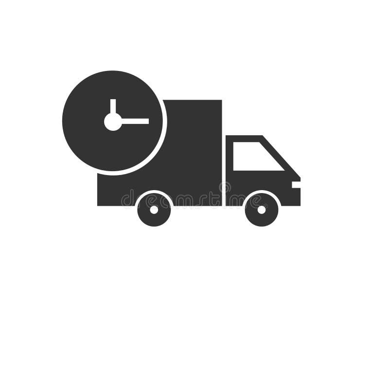 Shipping and Delivery of Web Icon Black. Symbol Graphic Vector ...