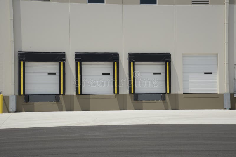 Warehouse docks stock photo. Image of building, large - 8117408