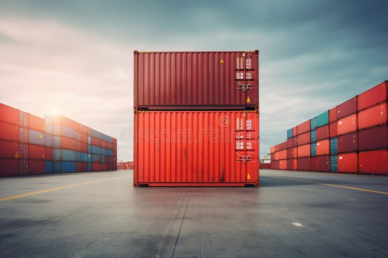 Shipping Efficiency: Capturing an Industrial Container in Global Trade ...