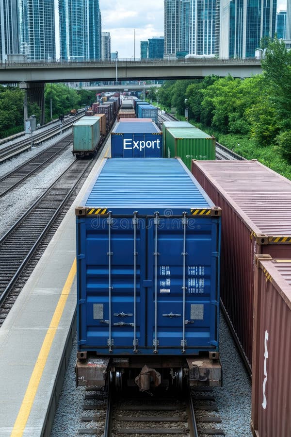 Shipping Export: Visual Representation of Container Marked Export ...