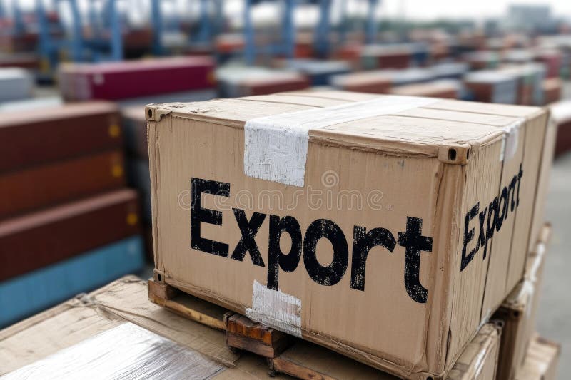 Shipping Export: Visual Representation of Container Marked Export ...