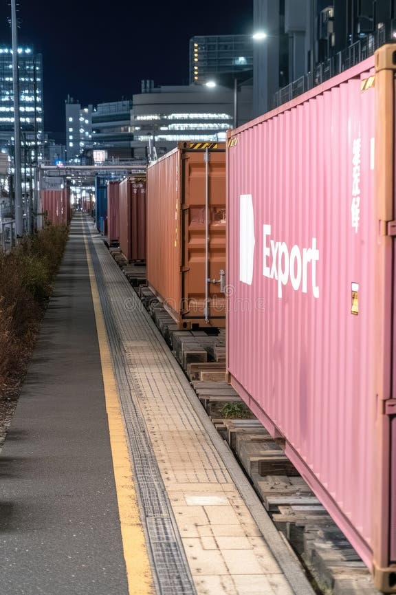 Shipping Export: Visual Representation of Container Marked Export ...