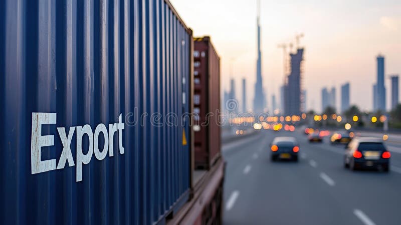 Shipping Export: Visual Representation of Container Marked Export ...