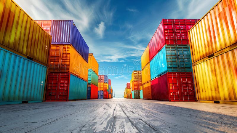 Shipping Hub stock photo. Image of international, industrial - 319379570