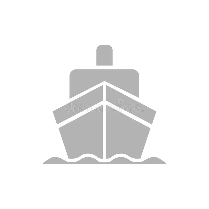 Shipping Icon on a White Background, Vector Illustration Stock Vector ...
