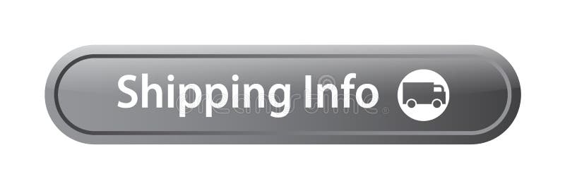 Shipping Info Icon Web Button Stock Illustration - Illustration of ...