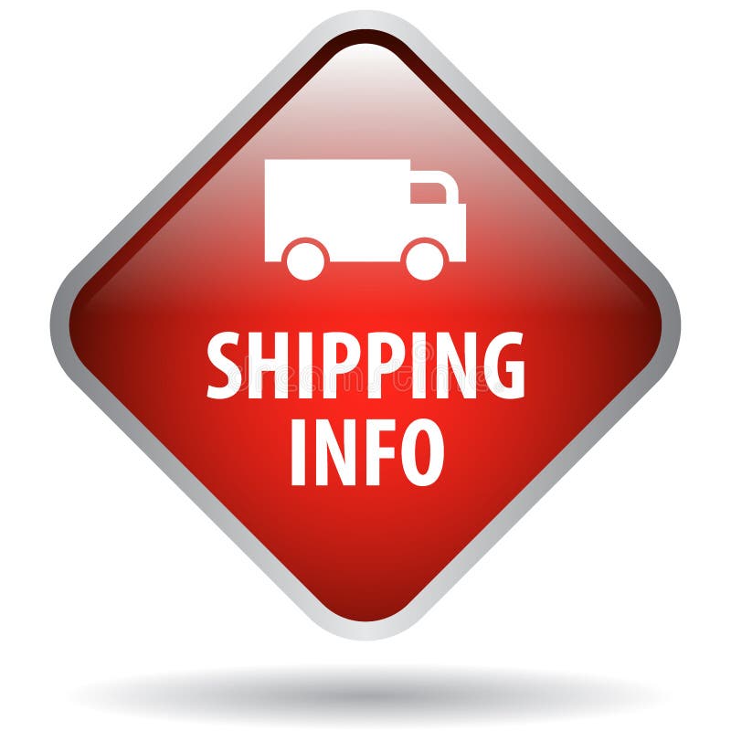 Shipping info web button stock illustration. Illustration of chating ...