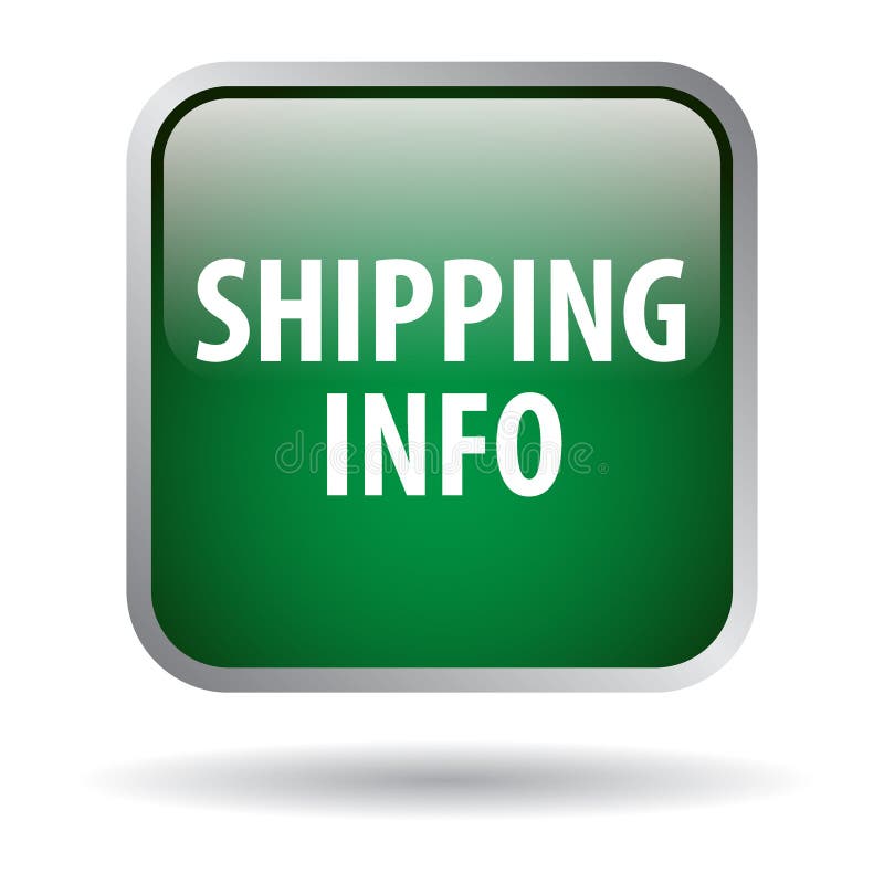 Shipping info web button stock illustration. Illustration of chat ...